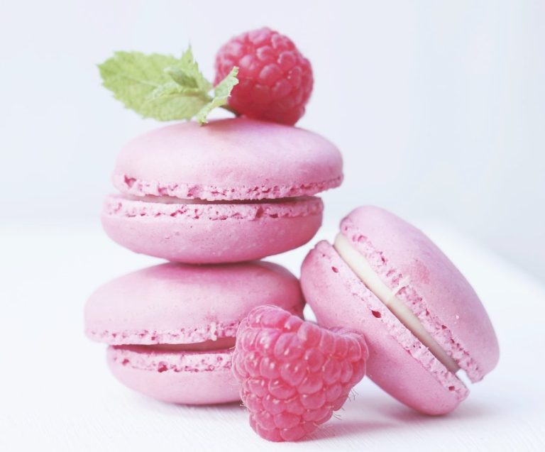Gros macaron aux framboises – mgcooking